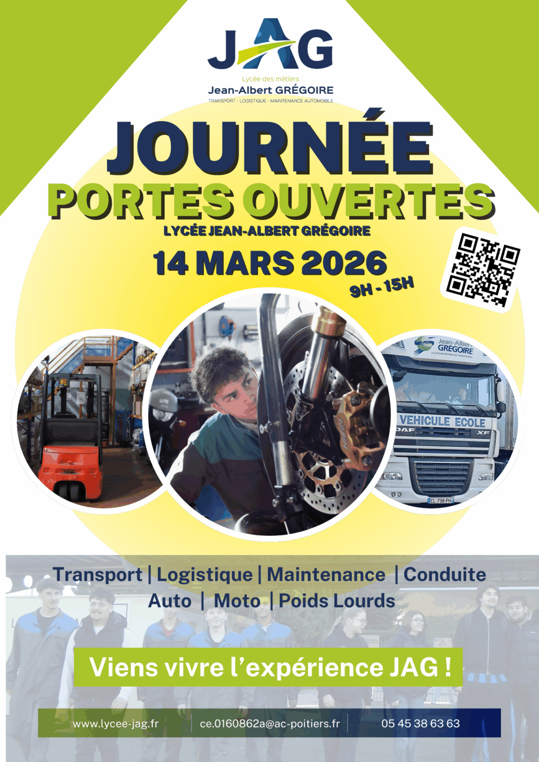 Journée Portes Ouvertes 2026 - Lycée Professionnel Jean-Albert Grégoire